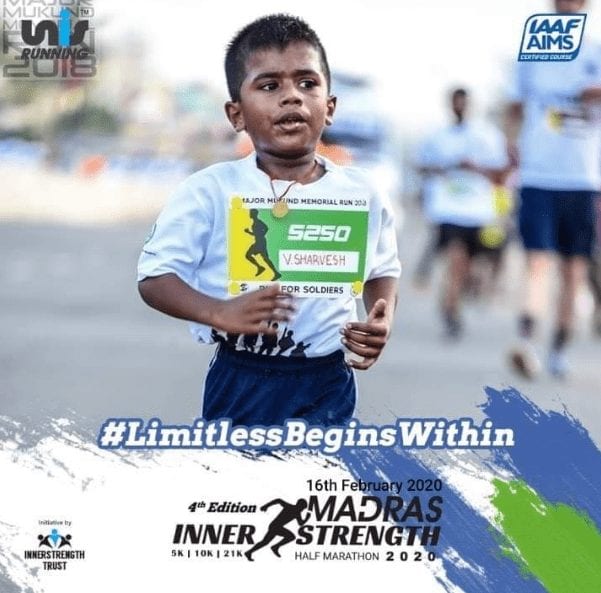 Meet the 7 year old V Sharvesh sprinting his way through life