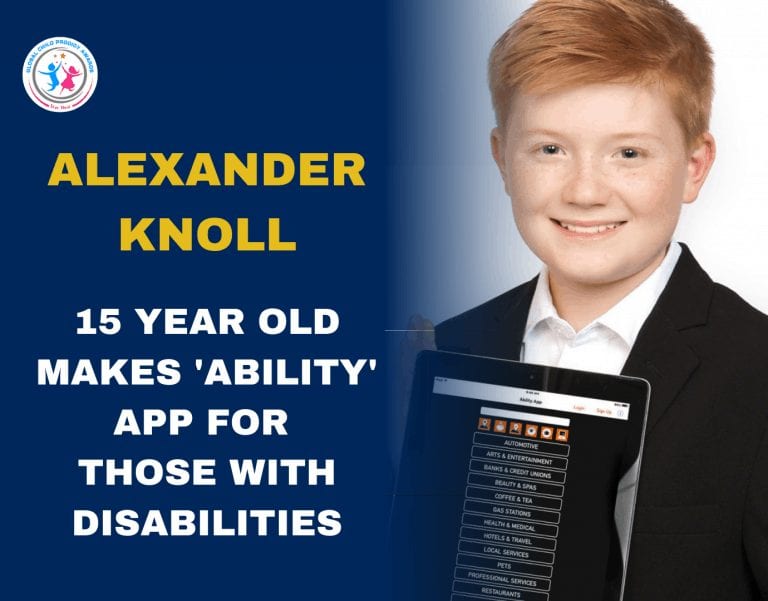 Know how 15-year-old is making Ability App for disabled | Alexander knoll
