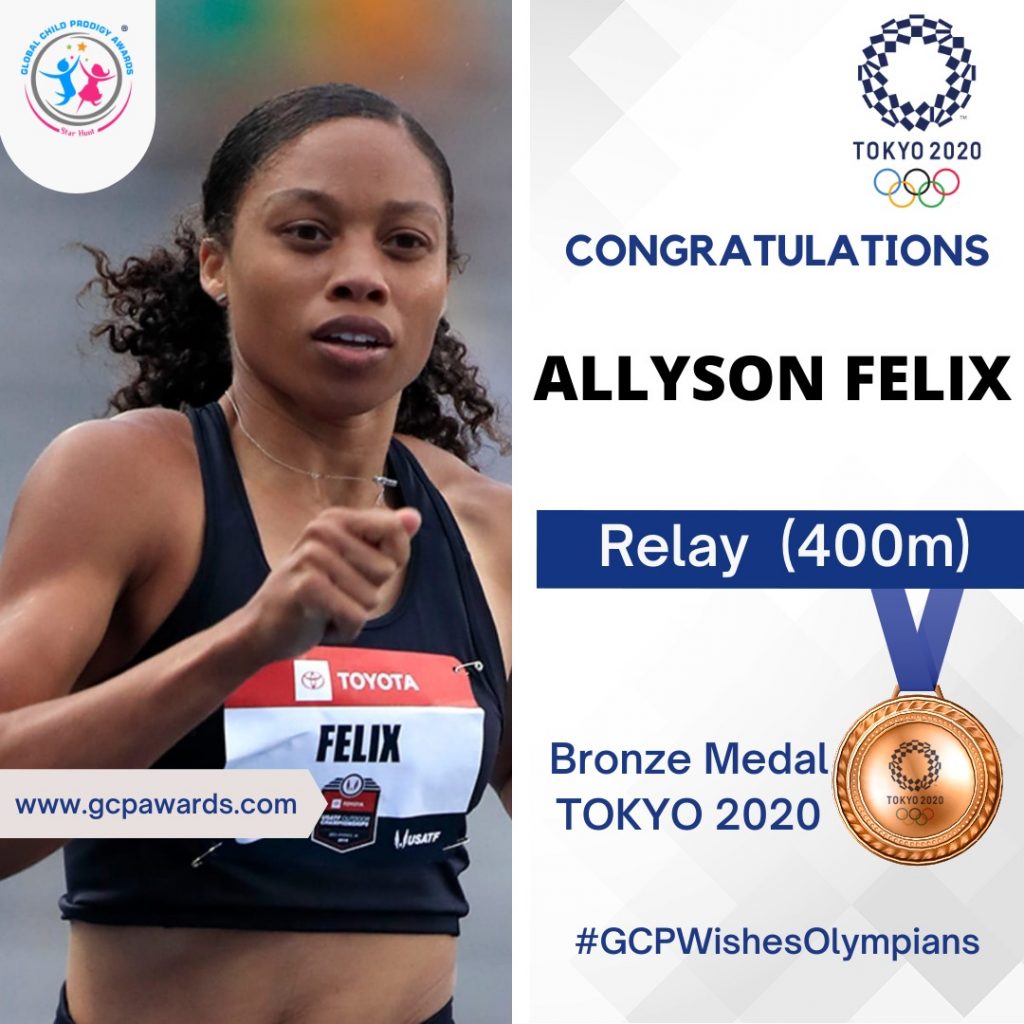 Sprinter Allyson Felix Wins Her 11th Olympic Medal in Tokyo to Become ...