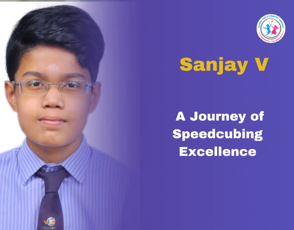 Sanjay V: A Journey of Speedcubing Excellence - GCP Awards Blog