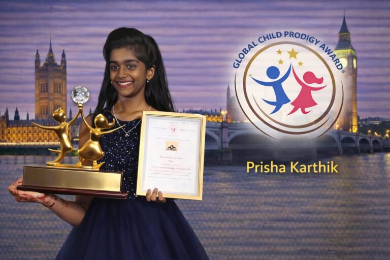 Prisha Karthik | Global Child Prodigy 2025 | Youngest Yoga Teacher for ...